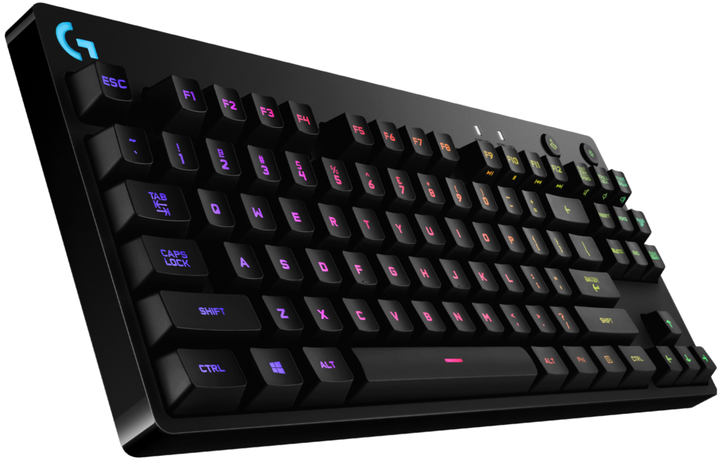 Logitech GX Pro RGB Mechanical Blue Switch – Mzone