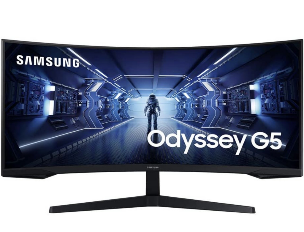 SAMSUNG S34-Inch Odyssey G5 Ultra-Wide Gaming HDR 1000R Curved Screen ...